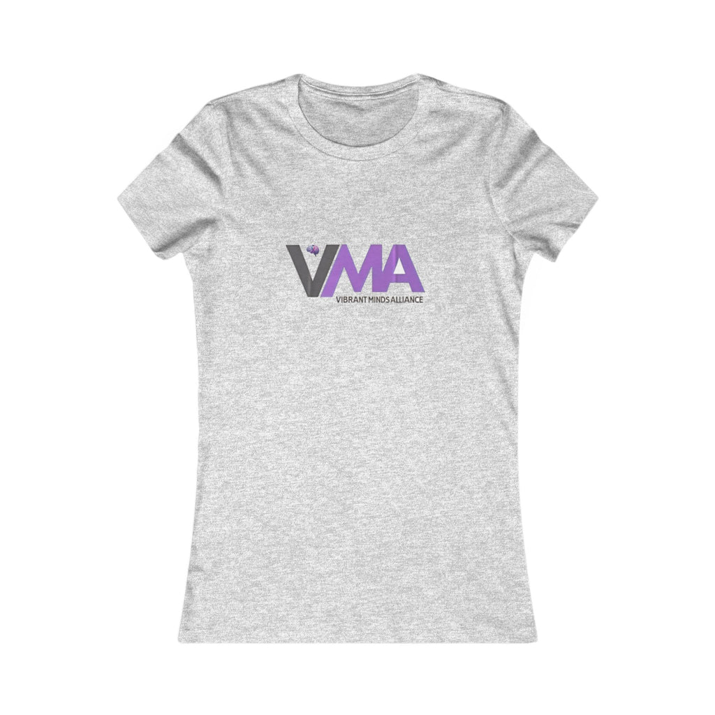 VMA Logo Women's Tee — Violet & Gray Branded Graphic T‑Shirt – Vibrant ...